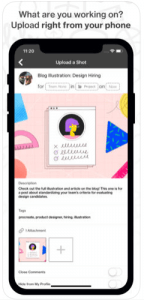 App of the Week : Dribbble - Show and Tell for the Designers