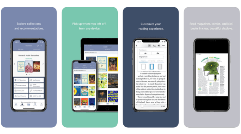 Top and Best Free E-book Reading Apps for iOS and Android Devices